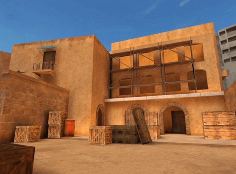 Карта Sandstone в Standoff 2: позиции, раскидки и фишки