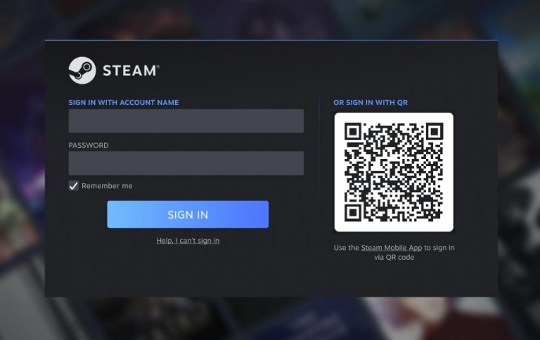 QR код в Steam: где найти, отсканировать и войти в аккаунт
