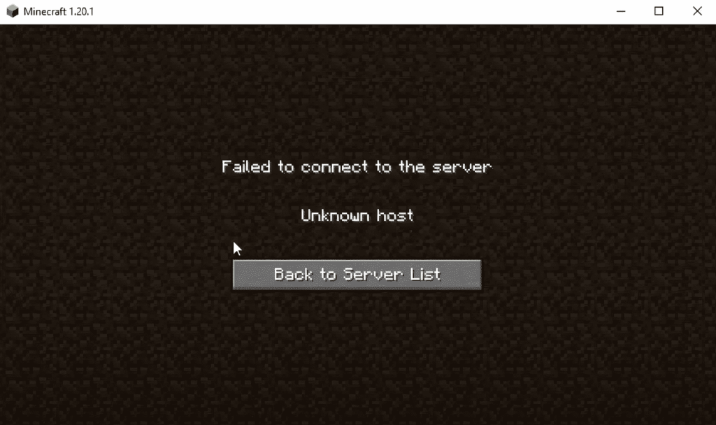 Ошибка Can’t Connect to Server в Minecraft: как исправить проблему с ...