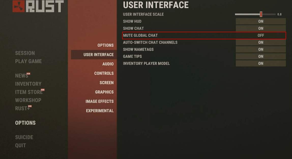 Чат в Rust: как писать в общий, команды, бинды